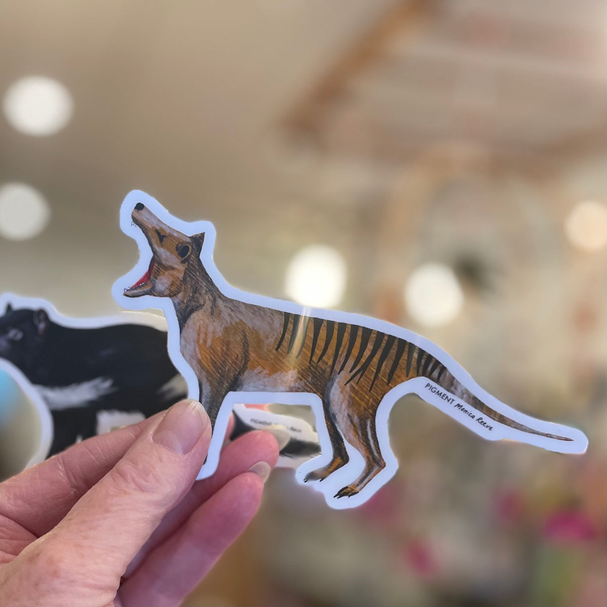 Tasmanian Tiger sticker by Pigment – Lily & Dot