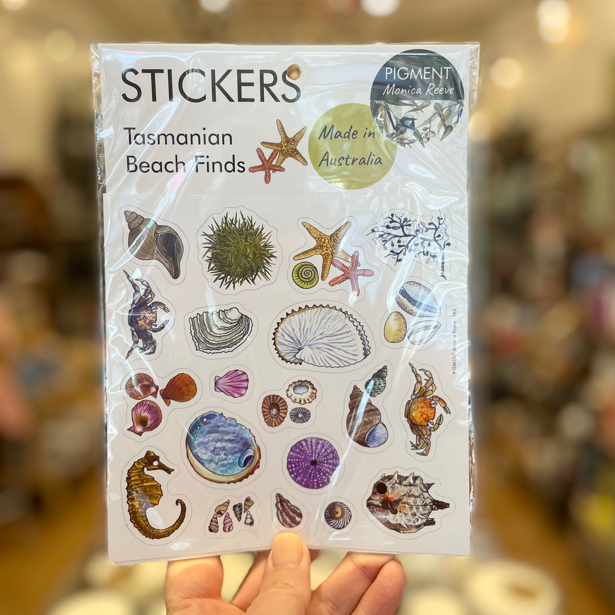 Pigment Tasmanian sticker sheet – Lily & Dot